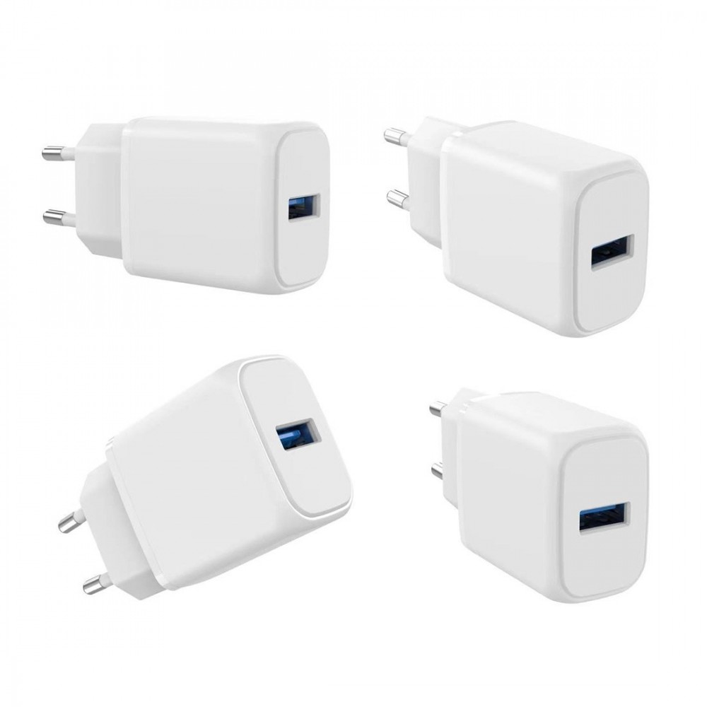 Chargeur Secteur 2.4A Fast charge - 1 sortie USB - norme CE ROHS - Sous ...